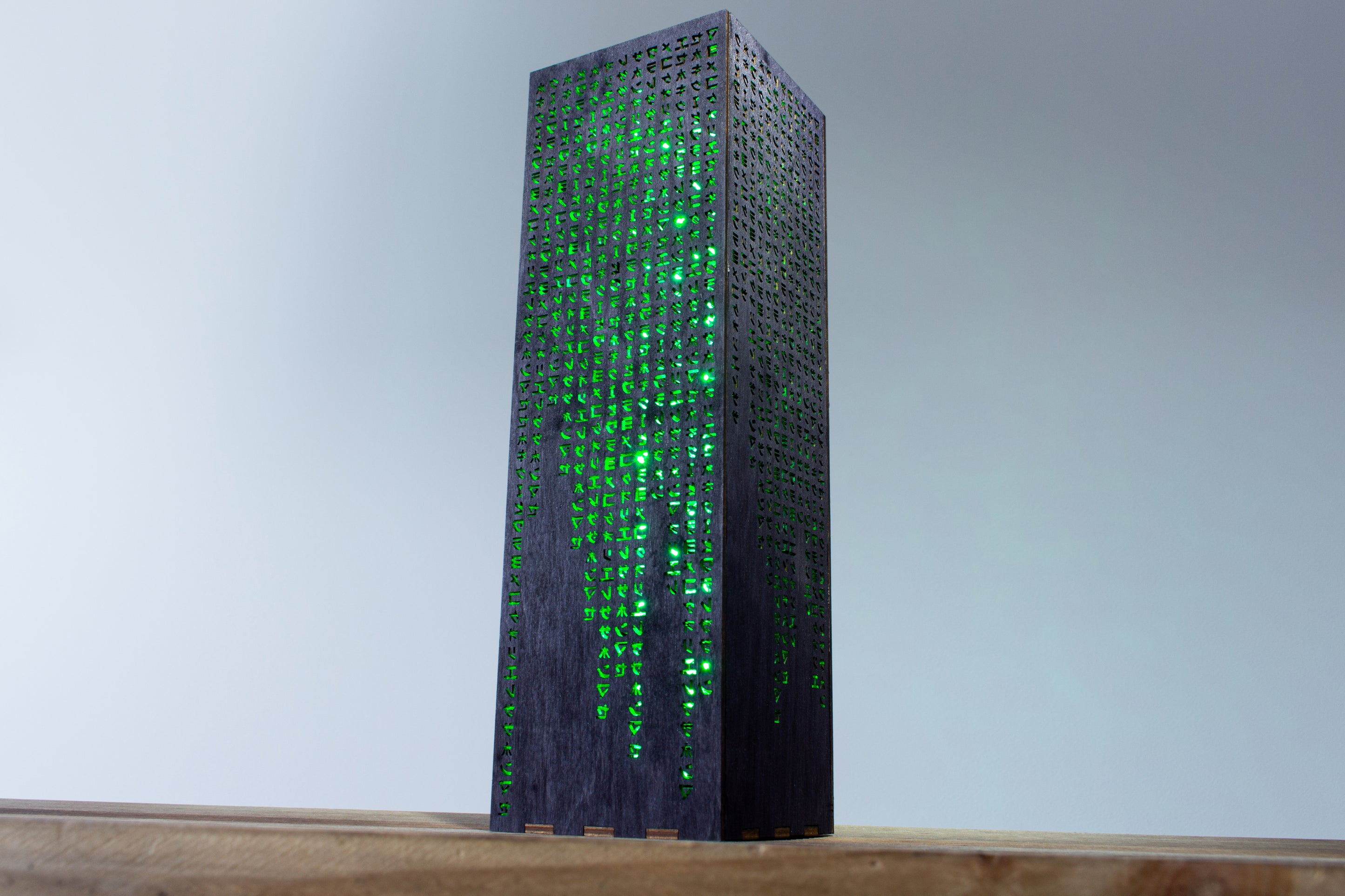 Green Code Cyberpunk LED Lamp: Add a Touch of Futurism to Your Decor ...