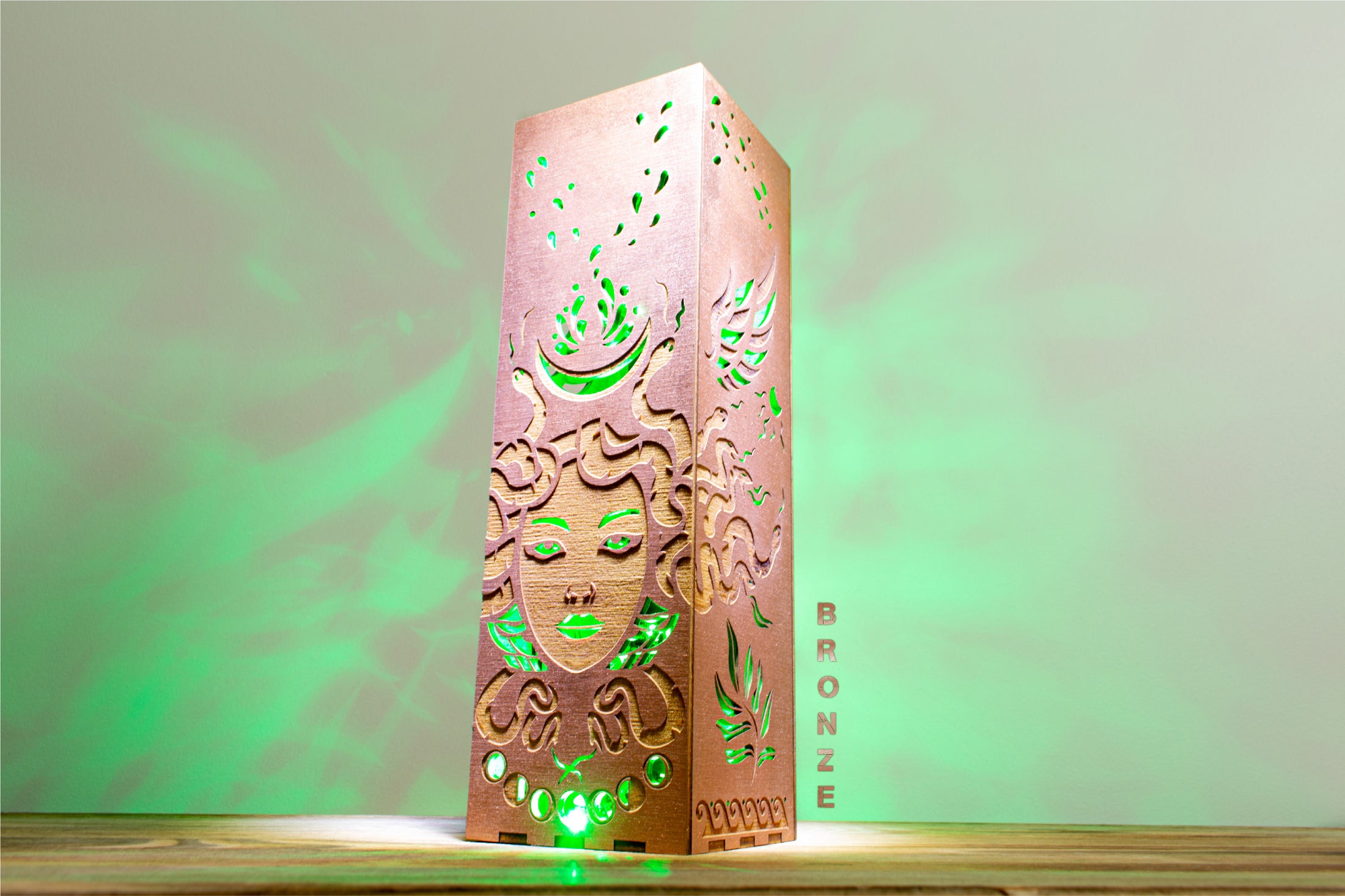 Medusa Lamp | Greek Mythology | RGB Light Color Changing | Gaming Deco ...