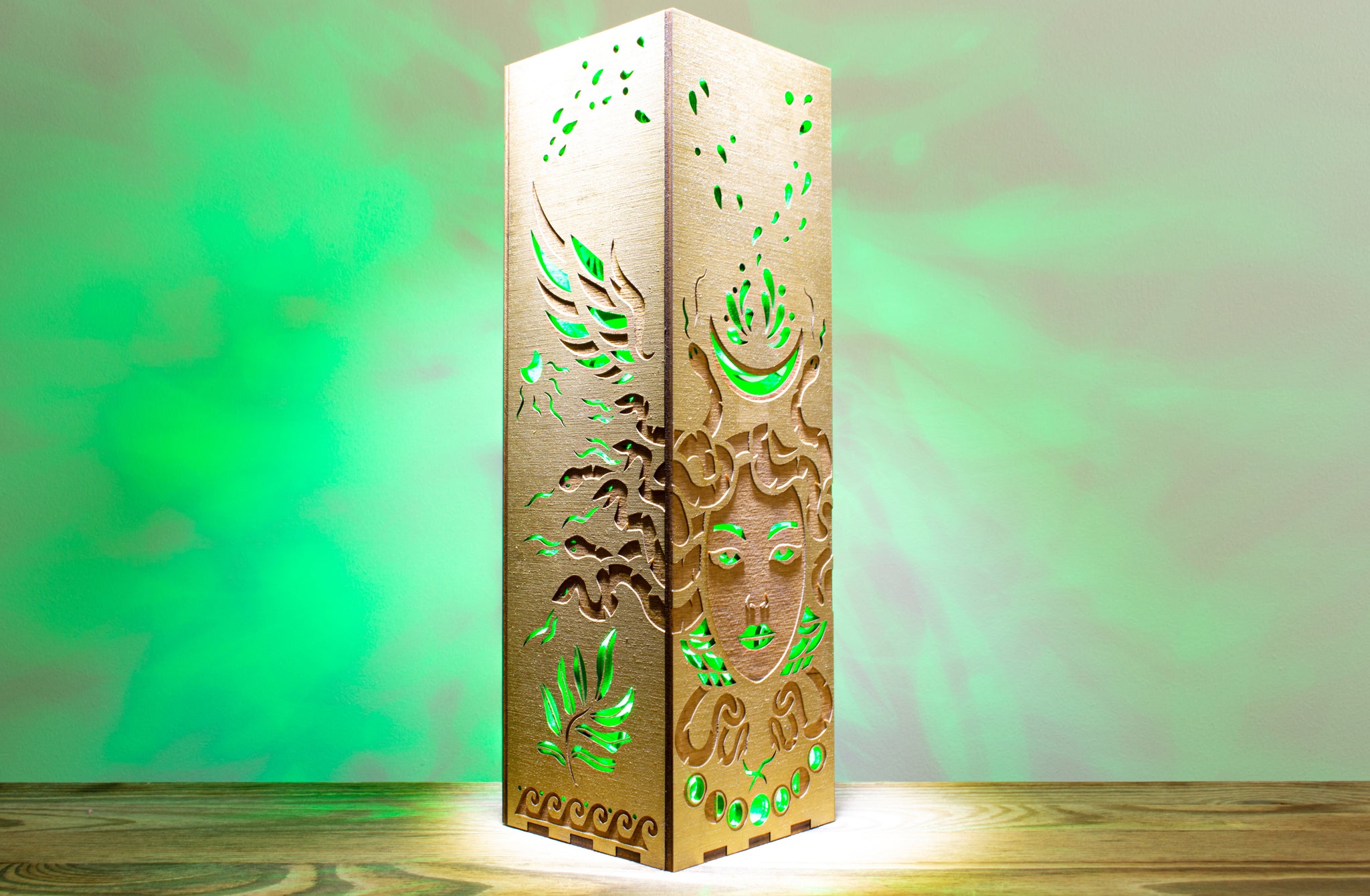 Medusa Lamp | Greek Mythology | RGB Light Color Changing | Gaming Deco ...