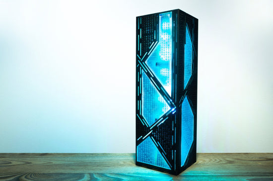 Binary Code Lamp | Cyberpunk Style Night Lamp – FavnCrafts