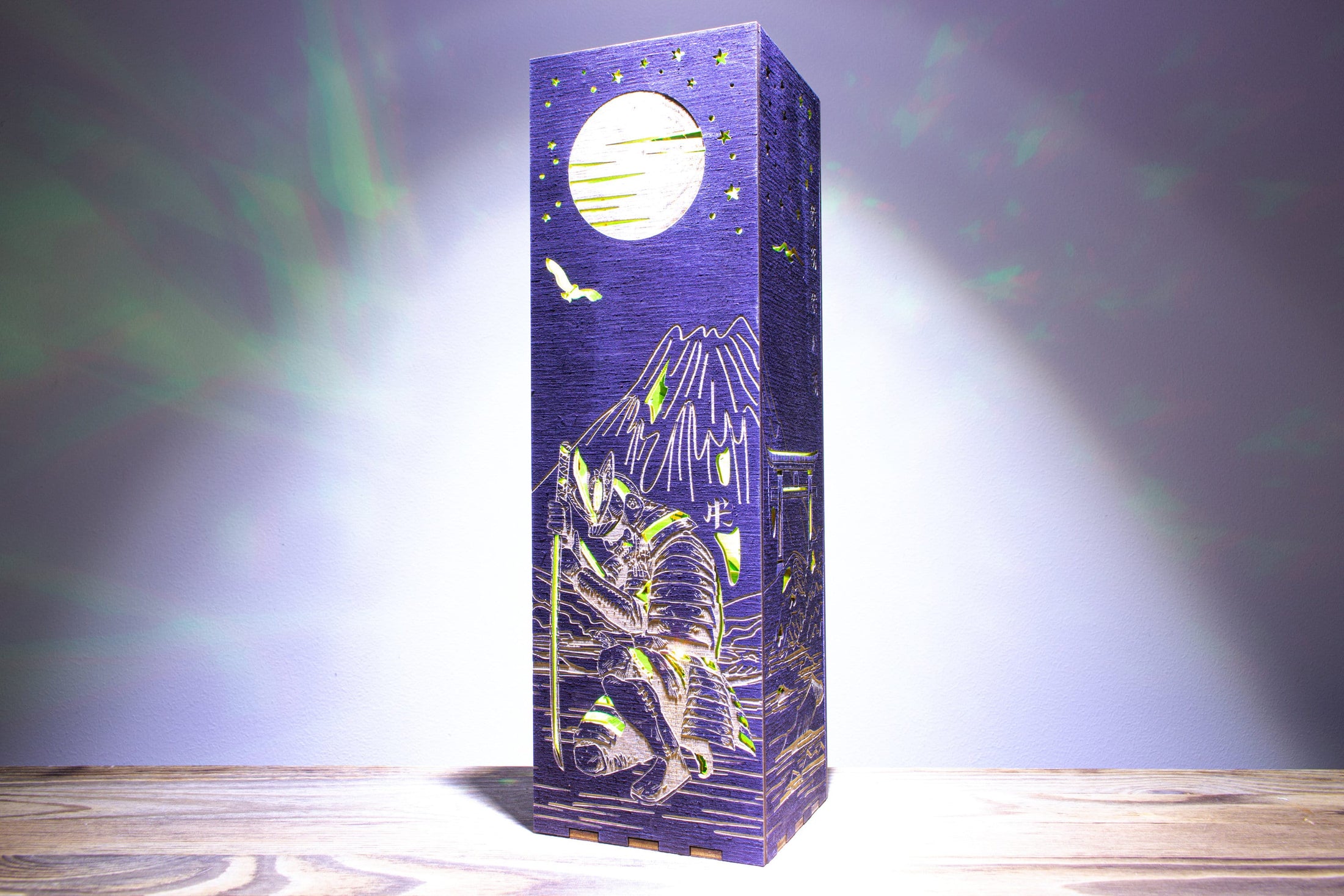 Samurai Lamp | Japanese Style Wood Lamp – FavnCrafts